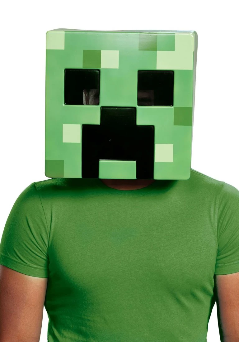 Exclusive Disguise Adult Minecraft Creeper Mask Deals on HALLOWEEN ...